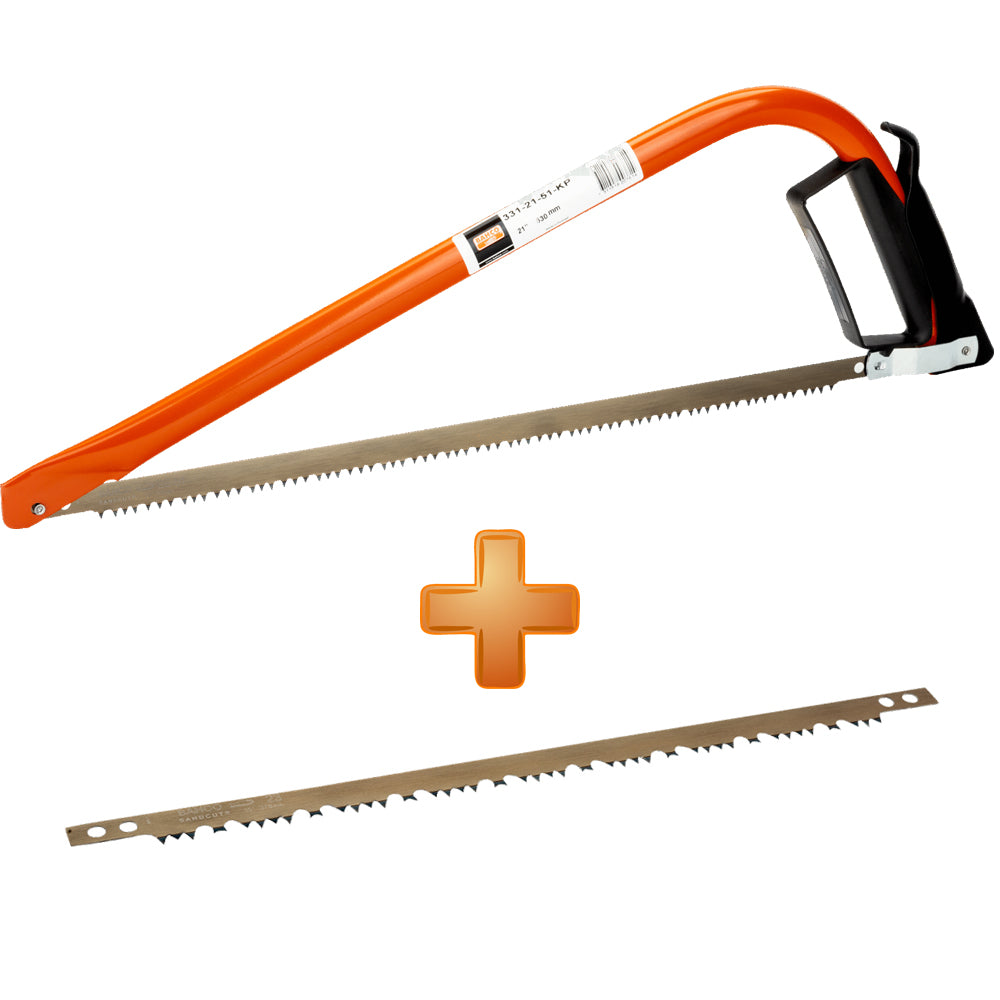 Bahco 331-21-51-KP 21" Bow Saw with FREE 23-21 Raker Blade – The Green ...