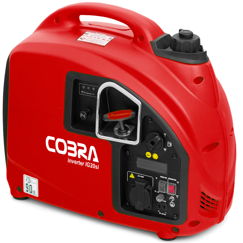 Cobra IG20SI 2.0kW Portable Petrol Generator with Inverter Technology ...