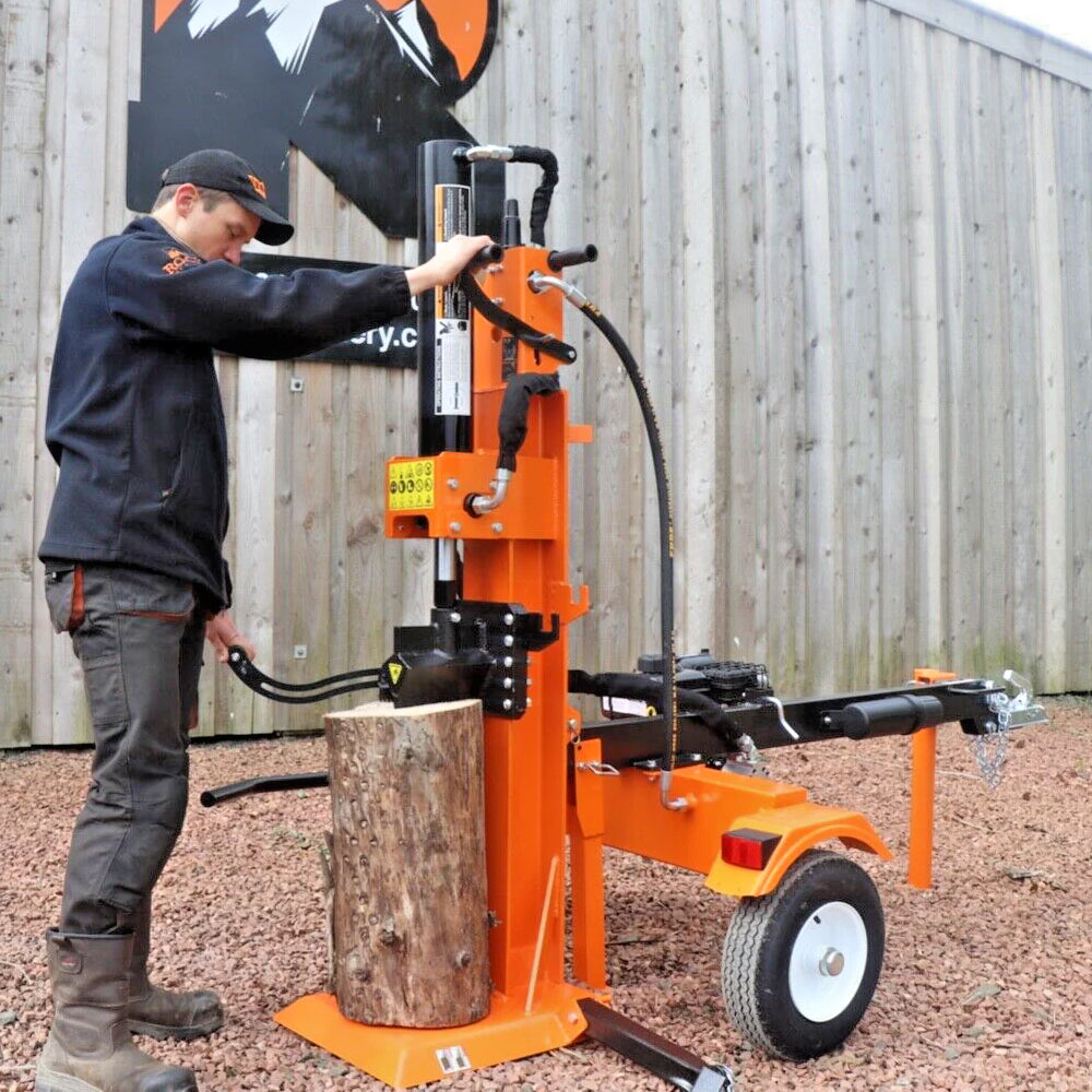 Rock 22 Ton Venom SE-Series Vertical Petrol Log Splitter – The Green Reaper