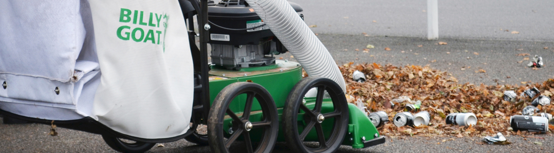 Wheeled Garden Vacuums. Pro Outdoor Lawn and Litter Vacs