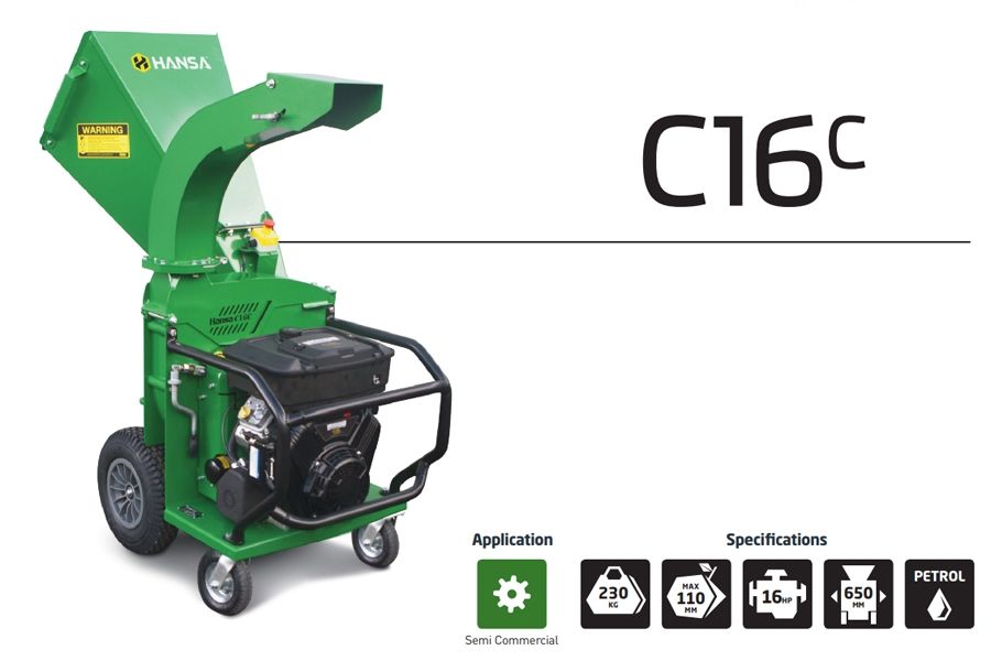 Hansa C3e Electric Garden Chipper