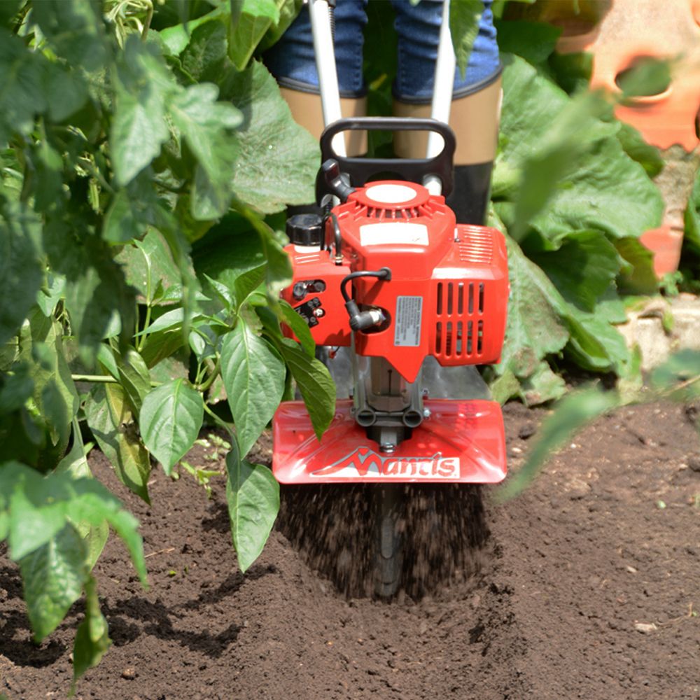 Mantis 7321 Tiller Lawn Aerator / Dethatcher Attachment Combo