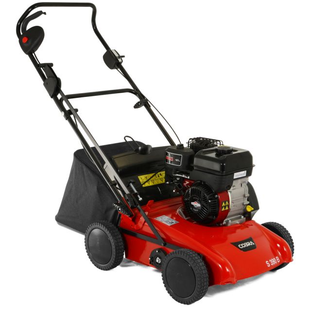 Cobra S40C 16" 2-in-1 Petrol Lawn Scarifier & Aerator