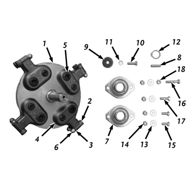 DR Replacement Teeth Kit for Stump Grinder (New Style)