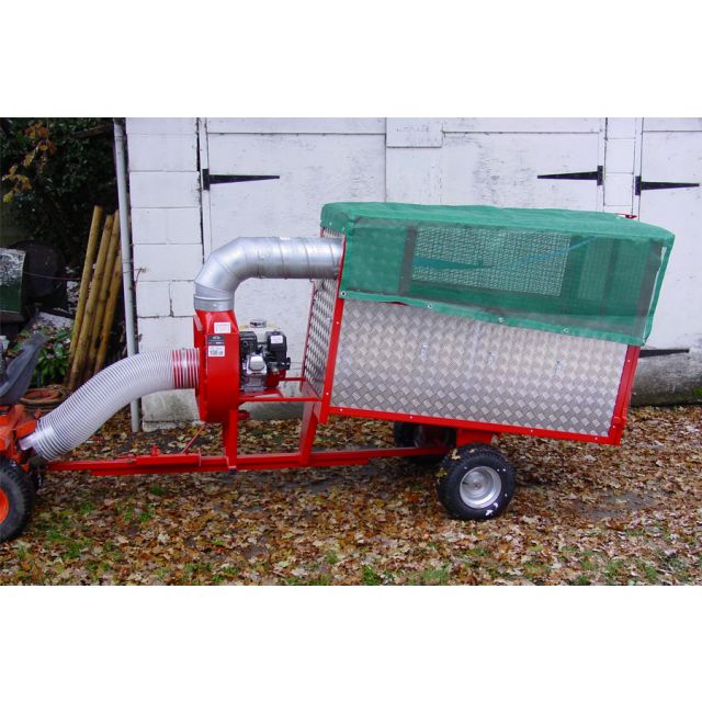 SCH TS98 36" Tow-Behind Sweeper with Rigid Plastic Hopper