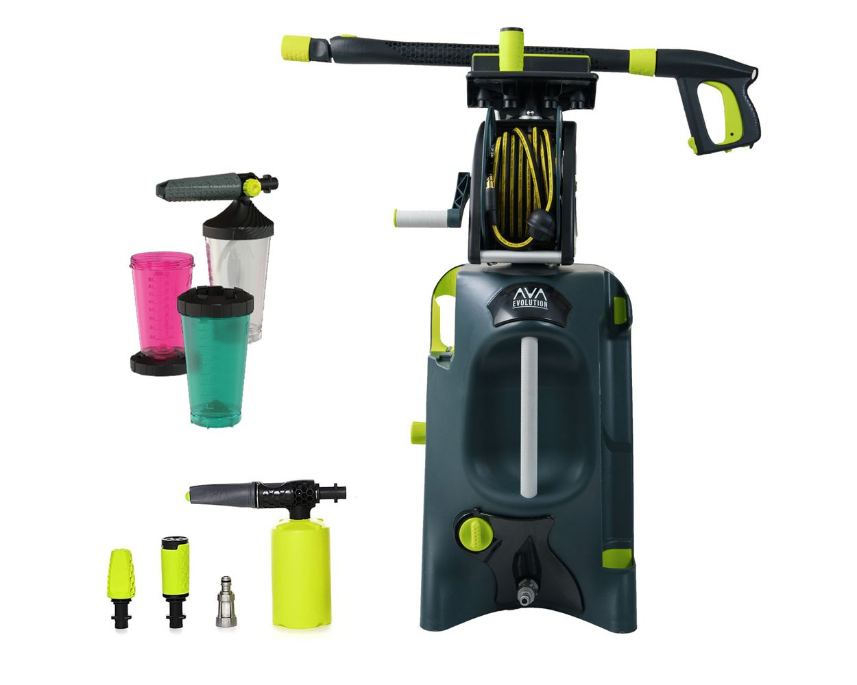 AVA EVOLUTION P60 145 Bar 2100W Electric Pressure Washer - Large Bundle