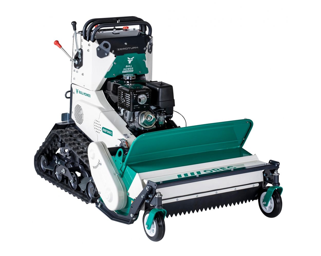 Orec Bull ZHR800 80cm Zero-Turn Stand-on Tracked Petrol Flail Mower